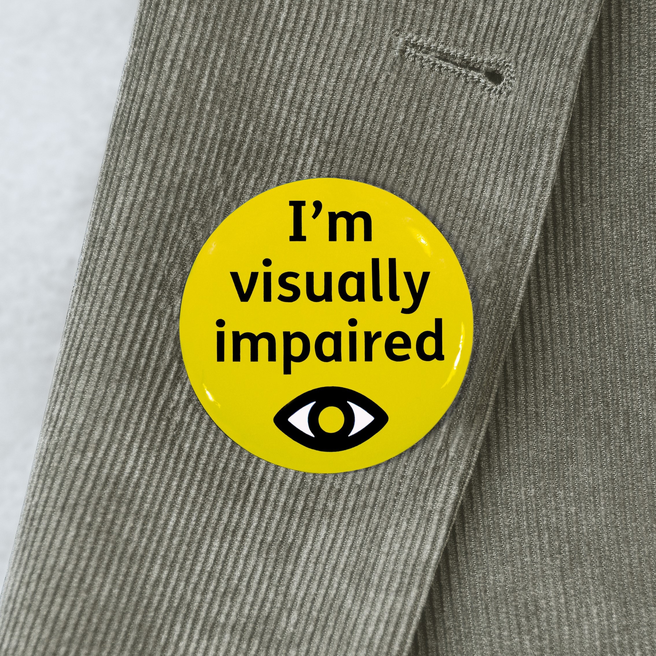 Visual impairment badge - Macular Society
